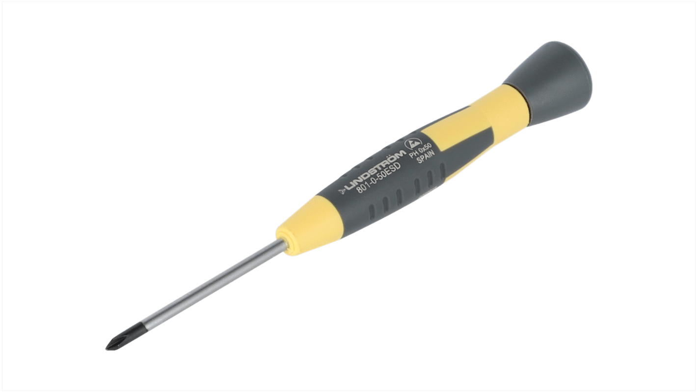 801-00-50ESD | Lindstrom Phillips Precision Screwdriver, PH00 Tip | RS