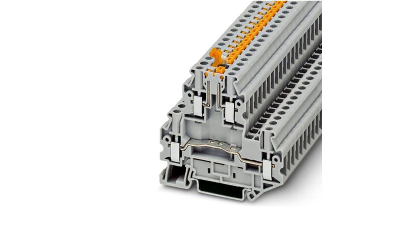 3044775 | Phoenix Contact UTTB 4-MT Series Grey Knife Disconnect ...