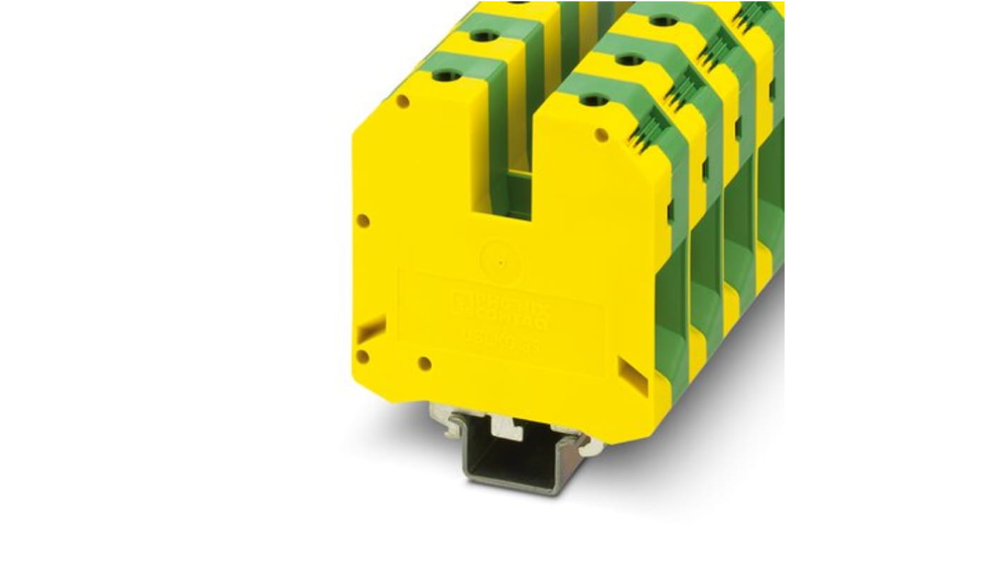 3048195 | Phoenix Contact USLKG 95 B Series Green, Yellow Earth Modular ...