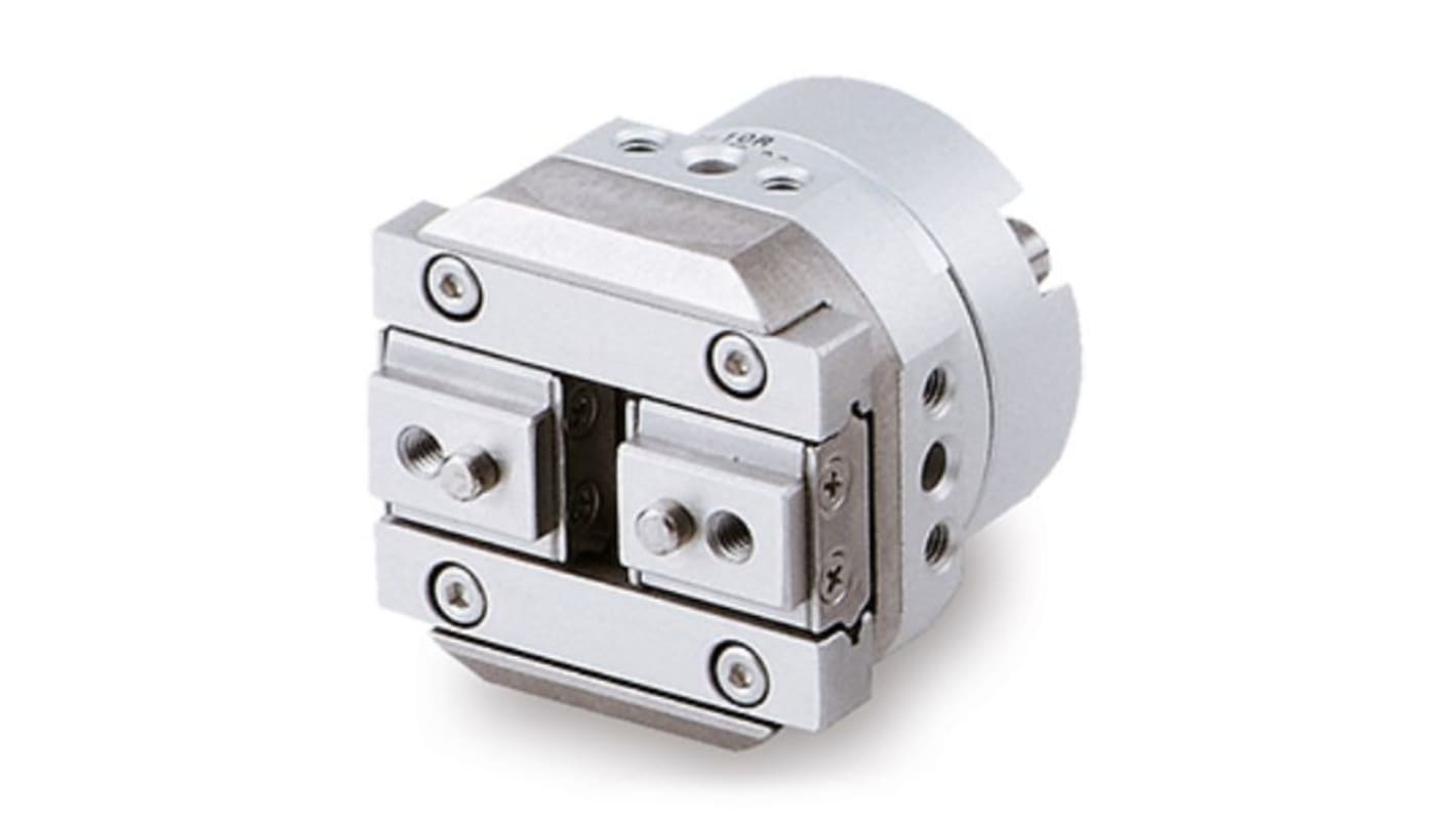 SMC 2 Finger Double Action Pneumatic Gripper, MHR2-15R, Rotary Actuated ...