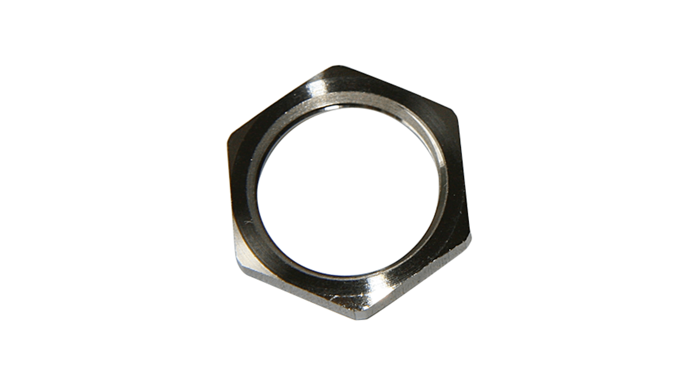 D7832920 | SIB 316 Stainless Steel Cable Gland Locknut, M32 Thread | RS