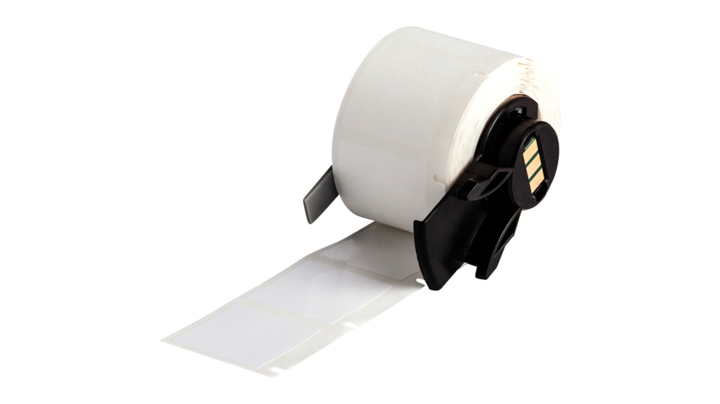 M6-19-423 | Brady B-423 Black on White Cable Labels, 25.40 mm Width, 25 ...