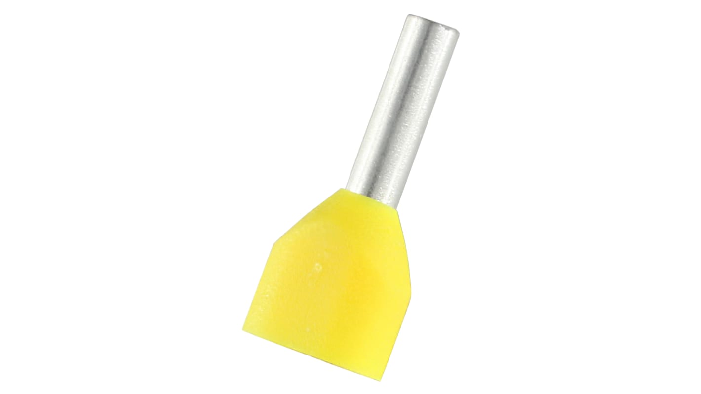 Embout de câblage RS PRO, 1mm², Jaune, longueur 8mm | RS