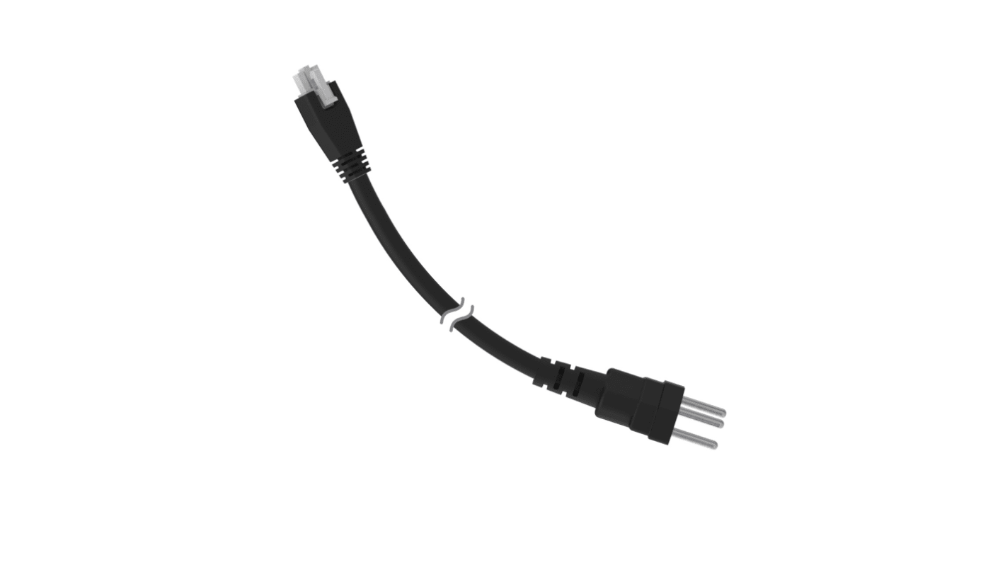 LQMAC-306N | Banner Straight Molex Socket to Straight AC Plug Plug ...