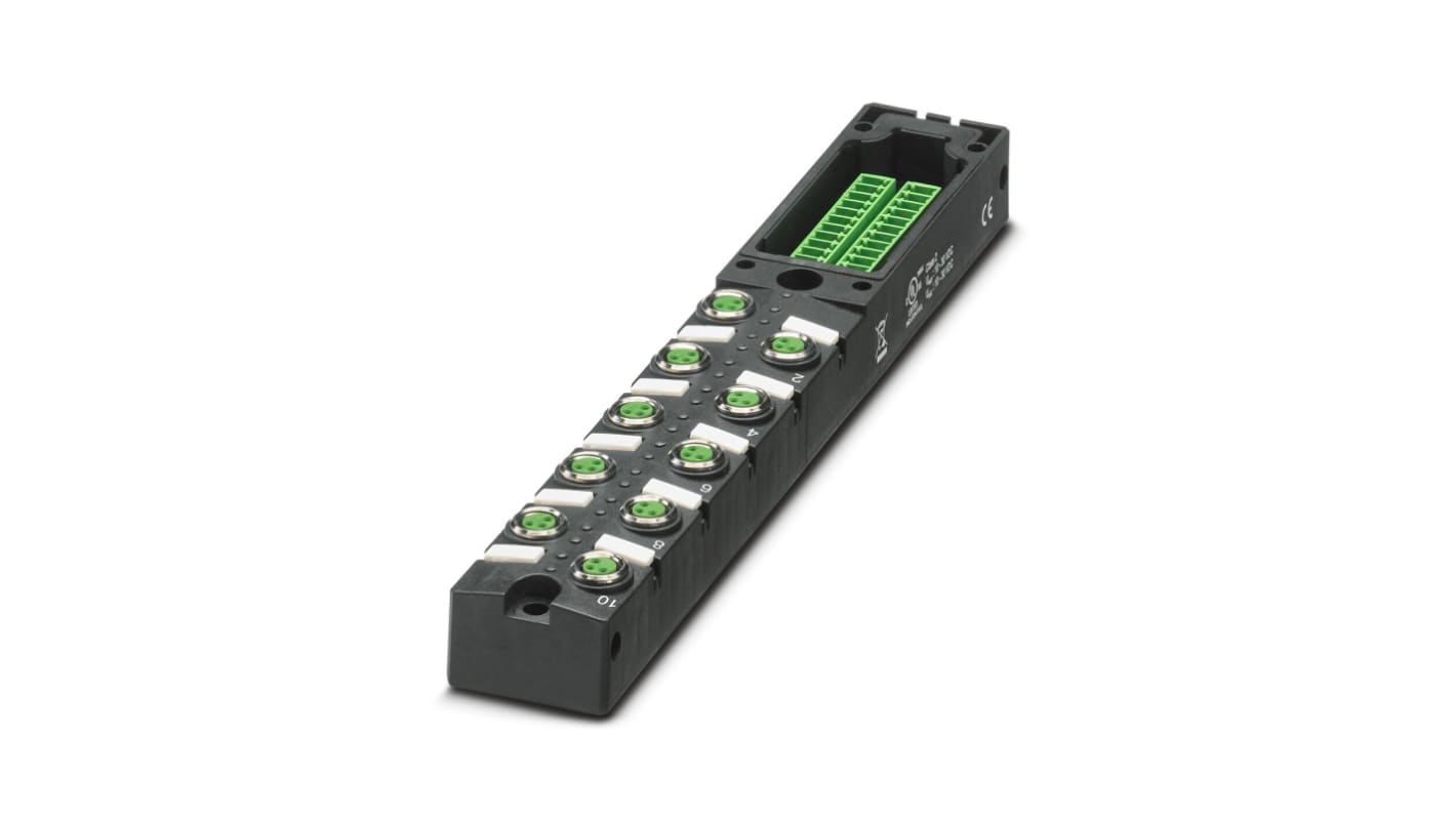 1197623 | Phoenix Contact SACB Series Sensor Box, M8, 3 way, 10 port | RS