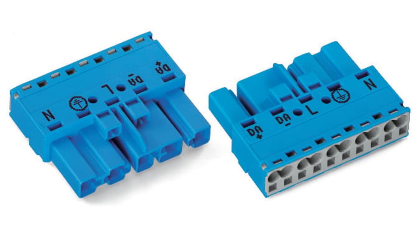 770-1115 | Wago 770 Series Lighting Connector, 5-Pole, Male, 5-Way ...