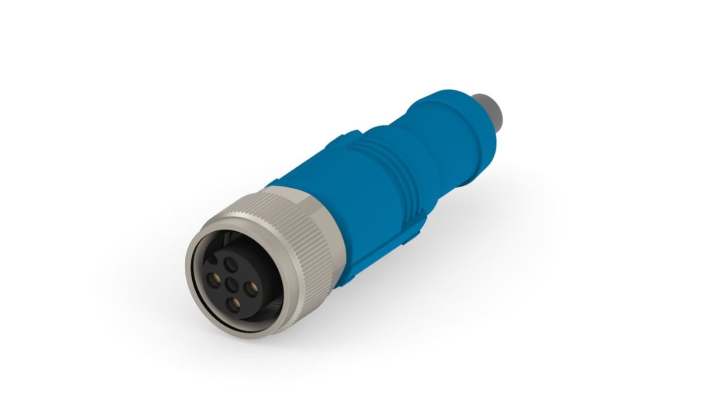 T4151320003-003 | TE Connectivity Straight Female 3 way M12 to M12 ...