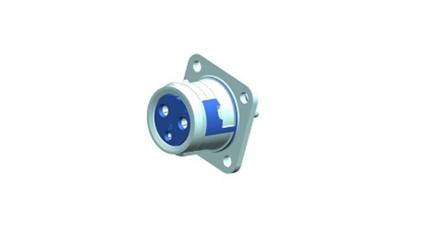 536853006 | Jaeger Circular Connector, 3 Contacts, Panel Mount, Socket ...
