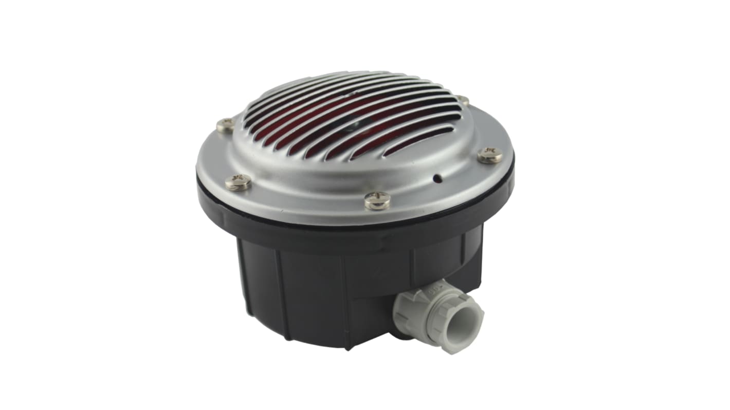 RS PRO Screw Mount Electronic Sounder, 240 V ac, 100dB at 1 m, IP54, AC ...