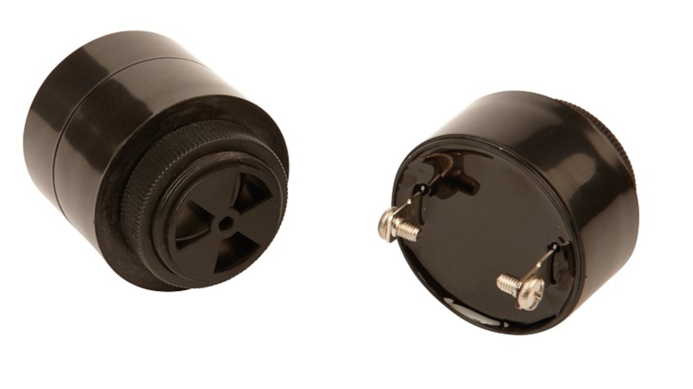 RS PRO Panel Mount Electronic Sounder, 6 → 28 V dc, 80 - 95dB at 1 m ...