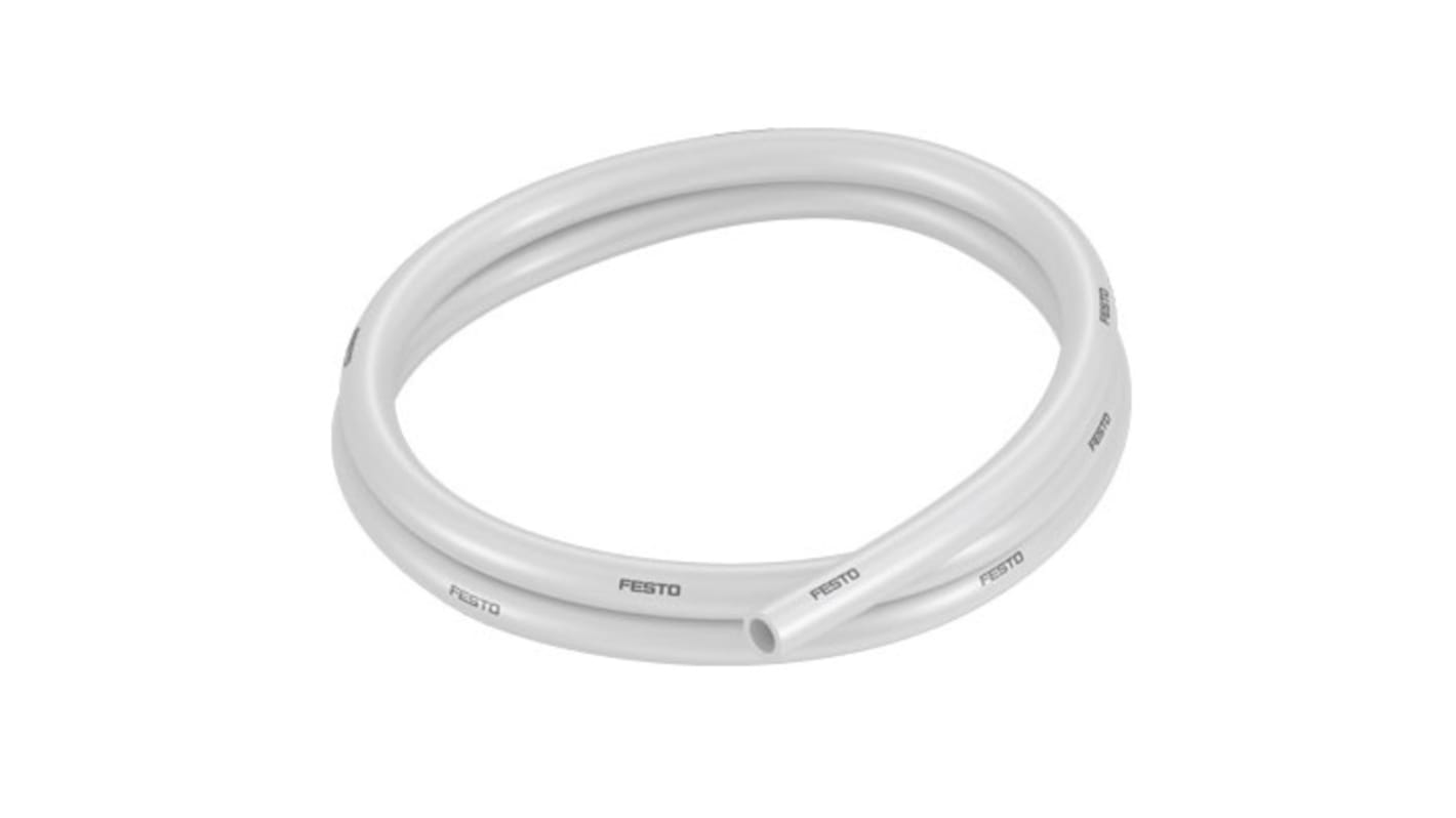 PUN-V0-8X1,25-WS | Festo Air Hose White Thermoplastic Polyurethane (TPU ...