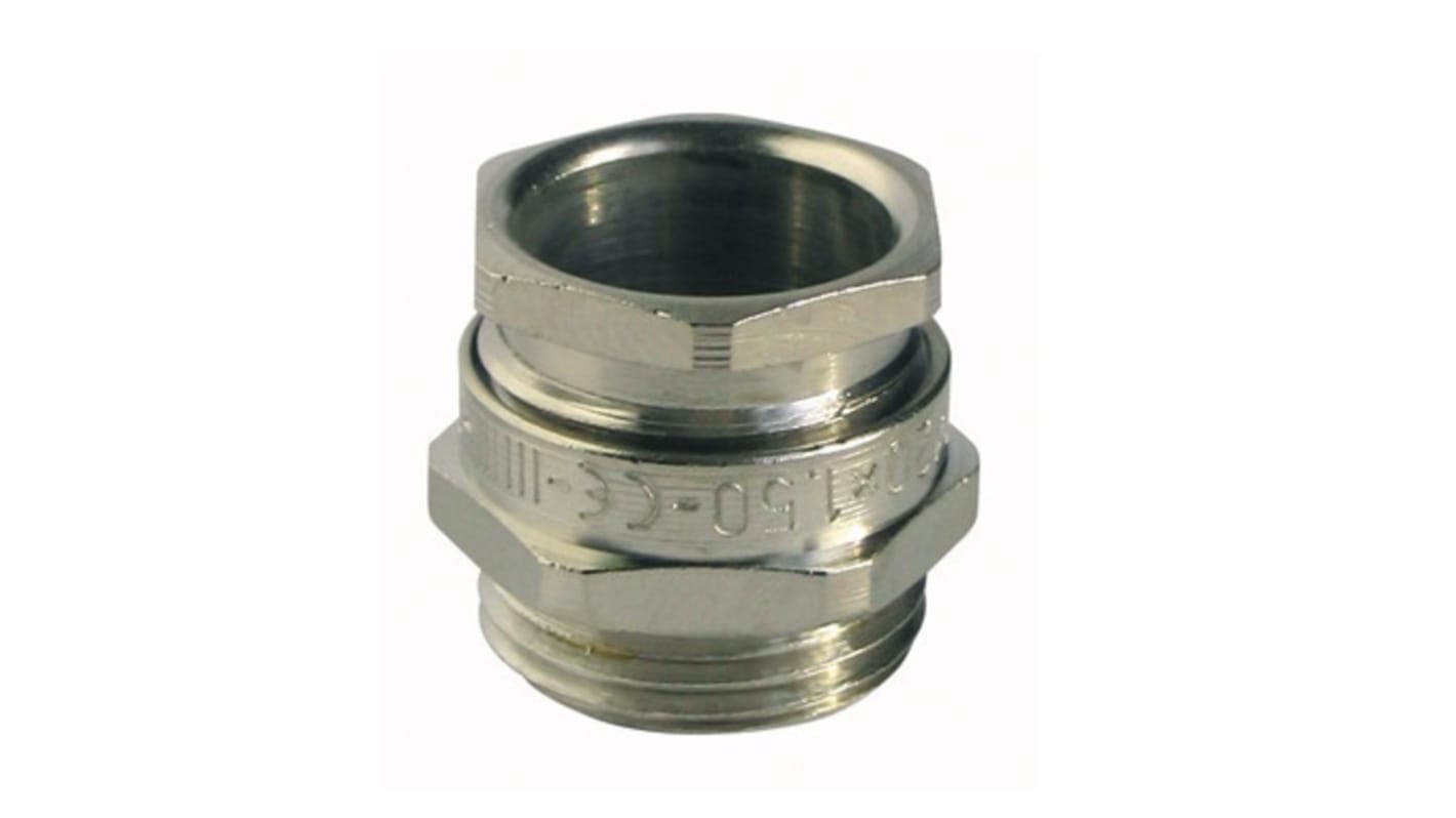 CAP612574 | Capri ISOCAP Series Silver Nickel Plated Brass Cable Gland ...
