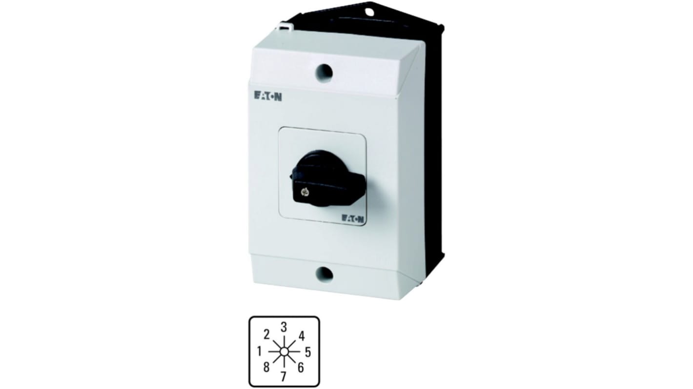 222700 T0-4-153/I1 | Eaton, 1P 8 Position 45° Multi Step Cam Switch ...