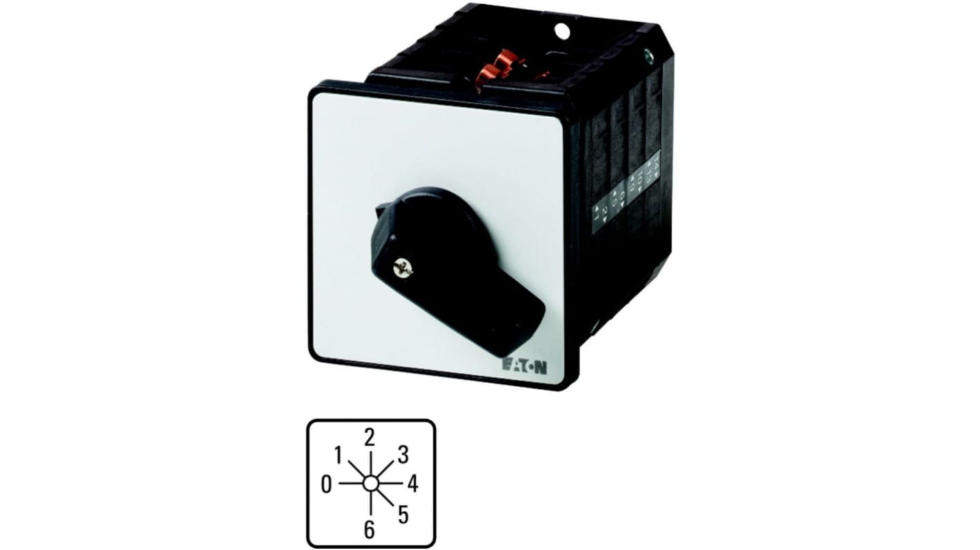 092096 T5B-4-8244/E | Eaton, 1P 7 Position 45° Multi Step Cam Switch ...