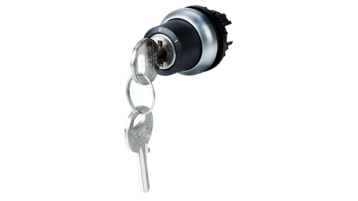 171147 M22-WS-RS | Eaton M22 2-position Key Switch Head, Momentary, 22 ...