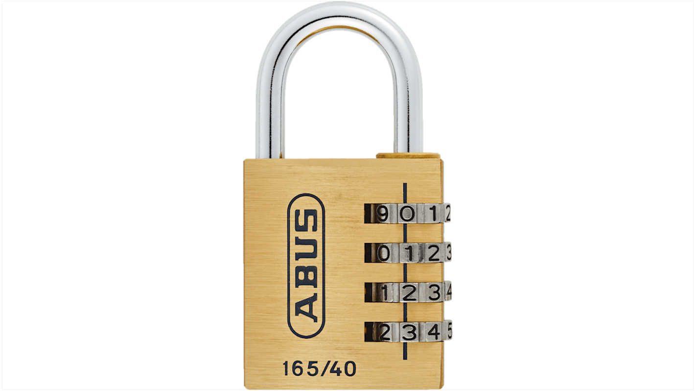 165/40 B/DFNLI | ABUS Combination Brass, Steel Combination Padlock, 6mm ...