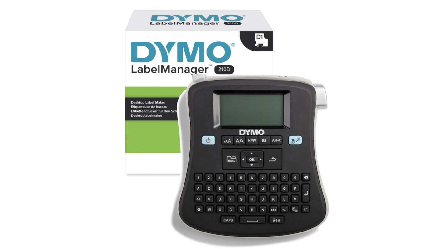 S0784460 | Dymo LabelManager 210D Handheld Label Printer, 12mm Max ...