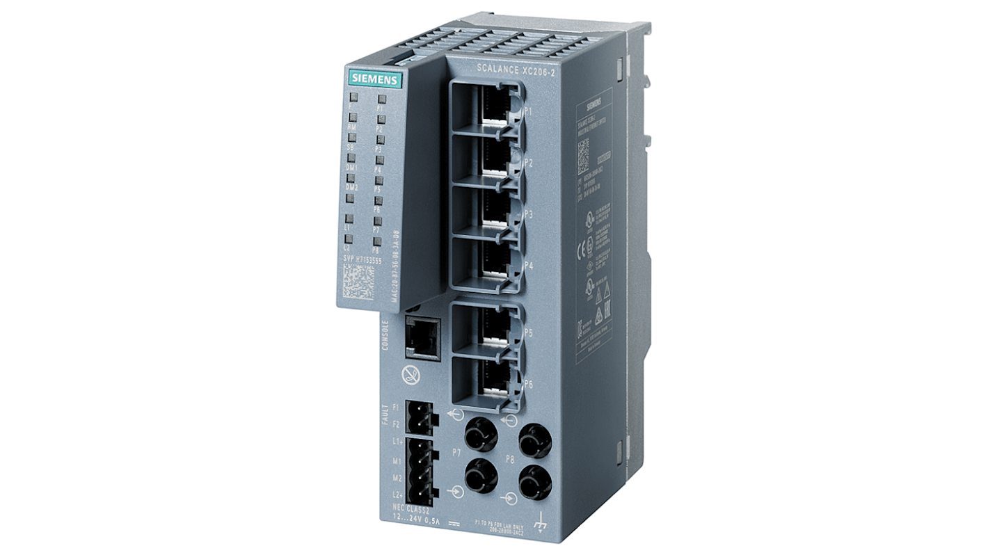 6GK5206-2BB00-2AC2 | Siemens SCALANCE XC206-2, Managed Switch 9 Port ...