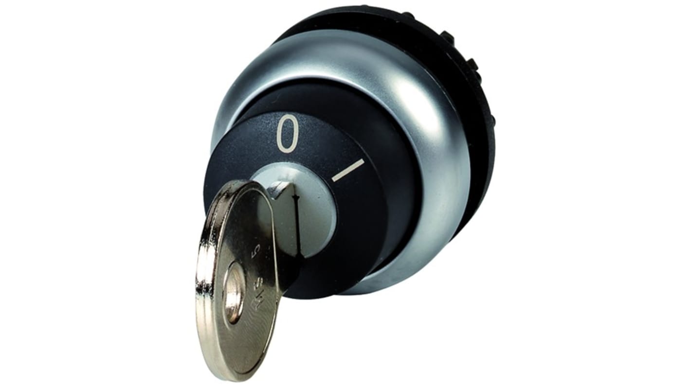 111792 M22-WS-MS5 | Eaton 2-position Key Switch, Spring Return, 22.5mm ...