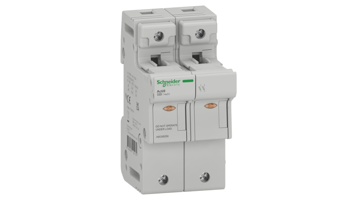 A9GSB250 | Schneider Electric Fuse Switch Disconnector, 2 Pole, 50A Max ...