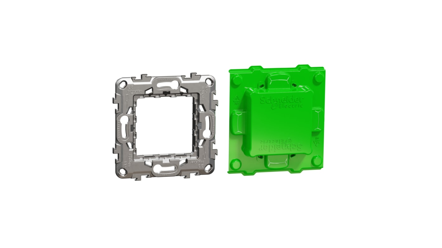 NU7002C | Schneider Electric Green 1 Gang Frame | RS