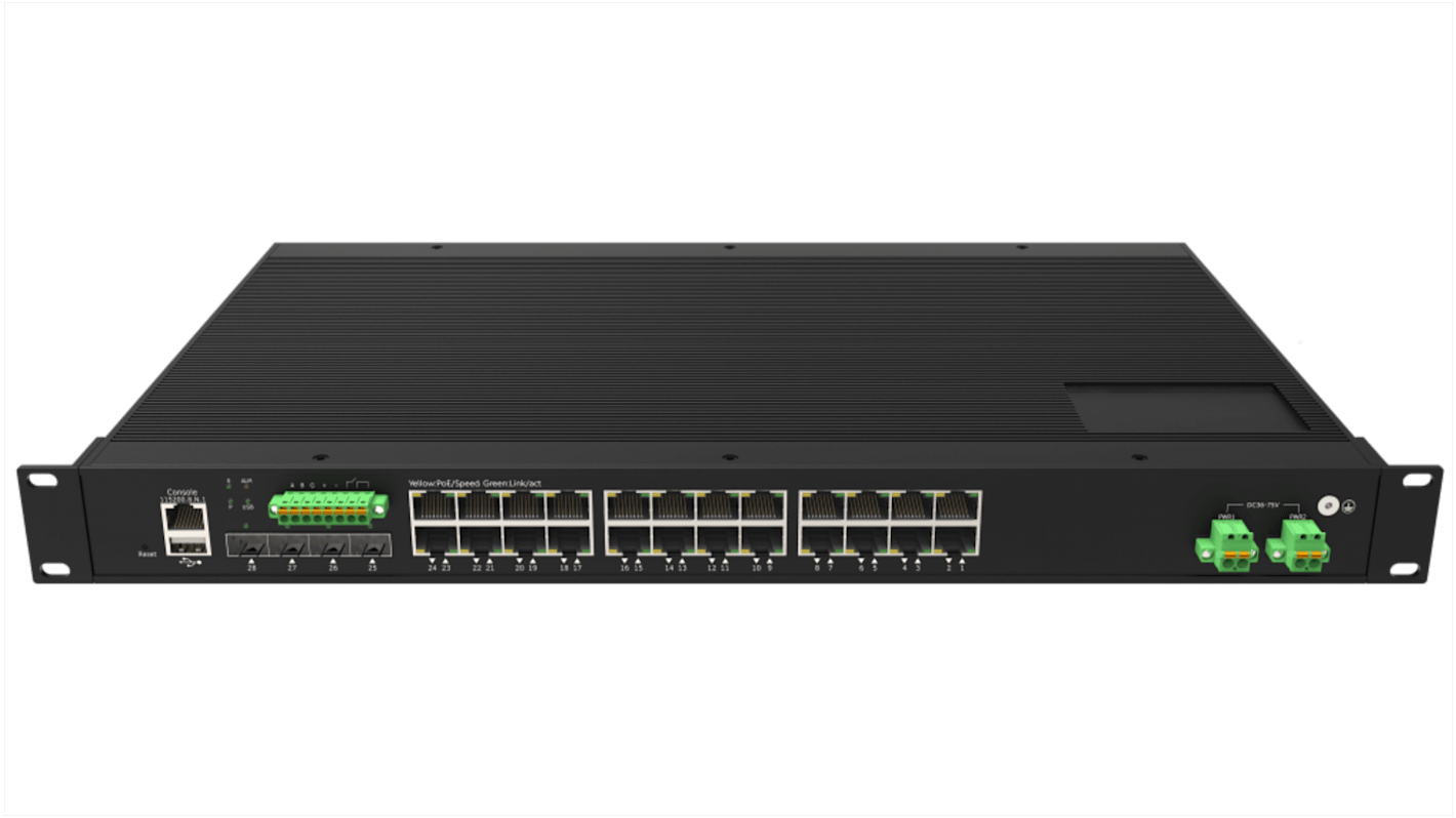 RS PRO Managed 24 Port Ethernet Switch, RJ-45 | RS