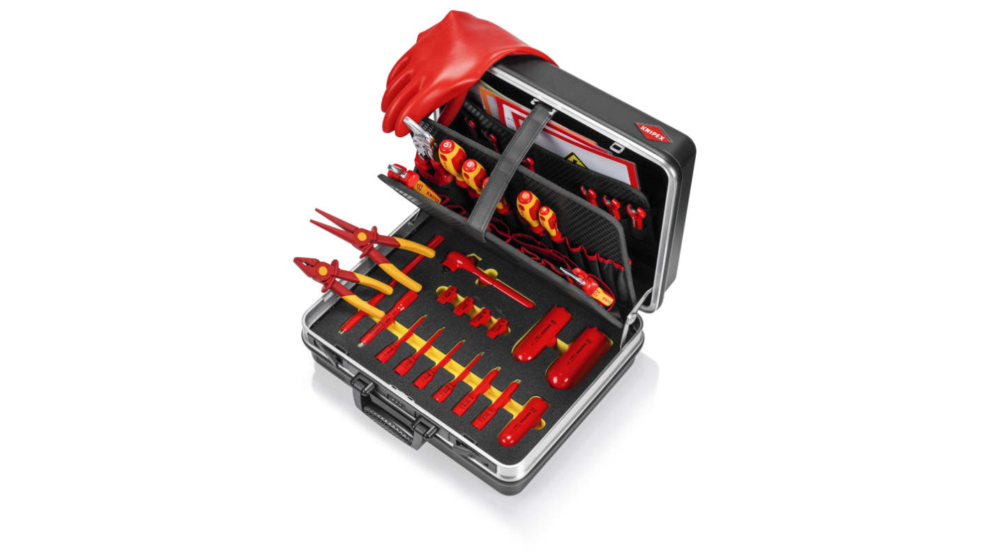 00 21 05 EV | Knipex 29 Piece EV Tool Case Tool Case with Case, VDE ...