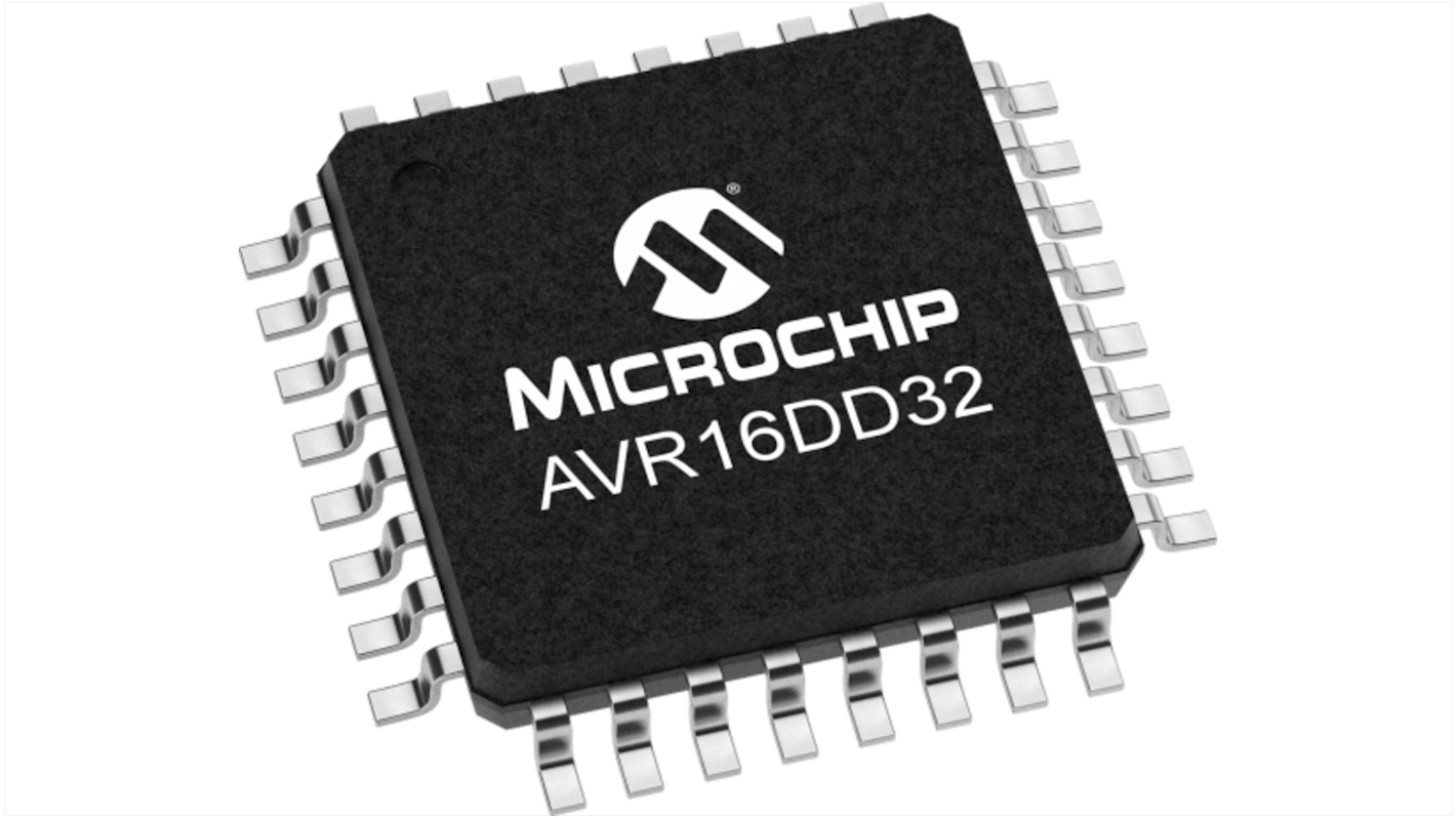 Microchip AVR16DD32-E/PT, 8bit 8 bit MCU Microcontroller, AVR, 24MHz, 16 KB Flash, 32-Pin TQFP | RS
