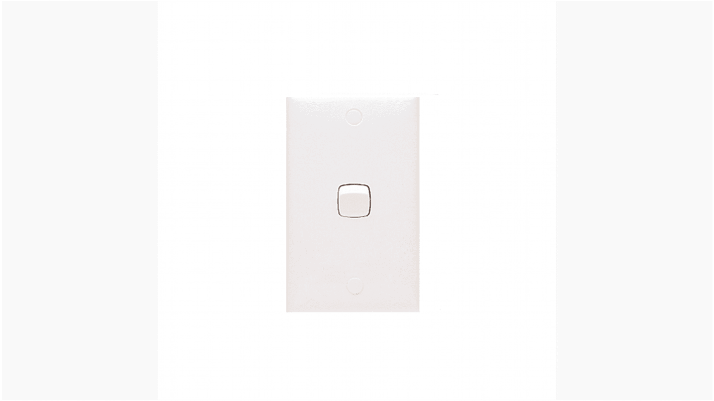 CD770MWE | HPM White Rocker Switch, 1-2 way Way, 1 Gang | RS