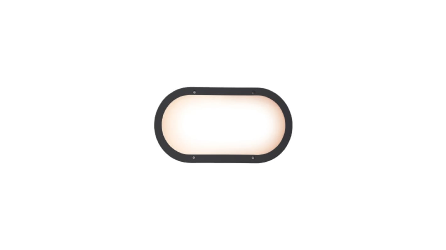 LBL034KBL | HPM Oval Intergrated Bulkhead Light, 15 W, 240 V ac, Lamp ...