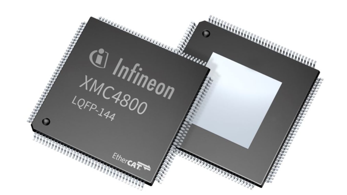 Infineon XMC4800F144F1024AAXQMA1, 32bit ARM Cortex M4 Microcontroller ...