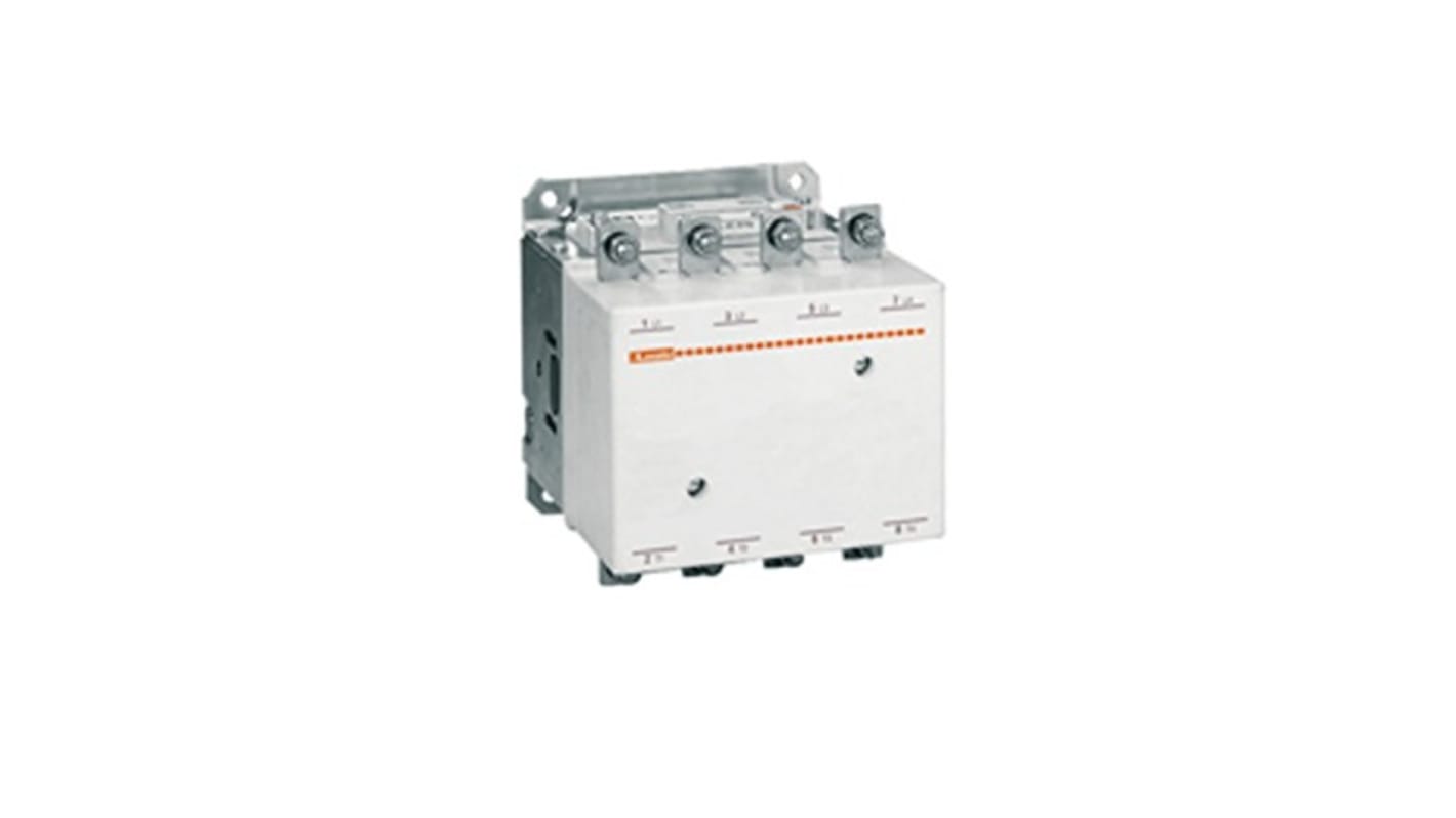 11B250400110 | Lovato B250 Contactor, 125 V Coil, 4-Pole, 350 A, 380 kW ...