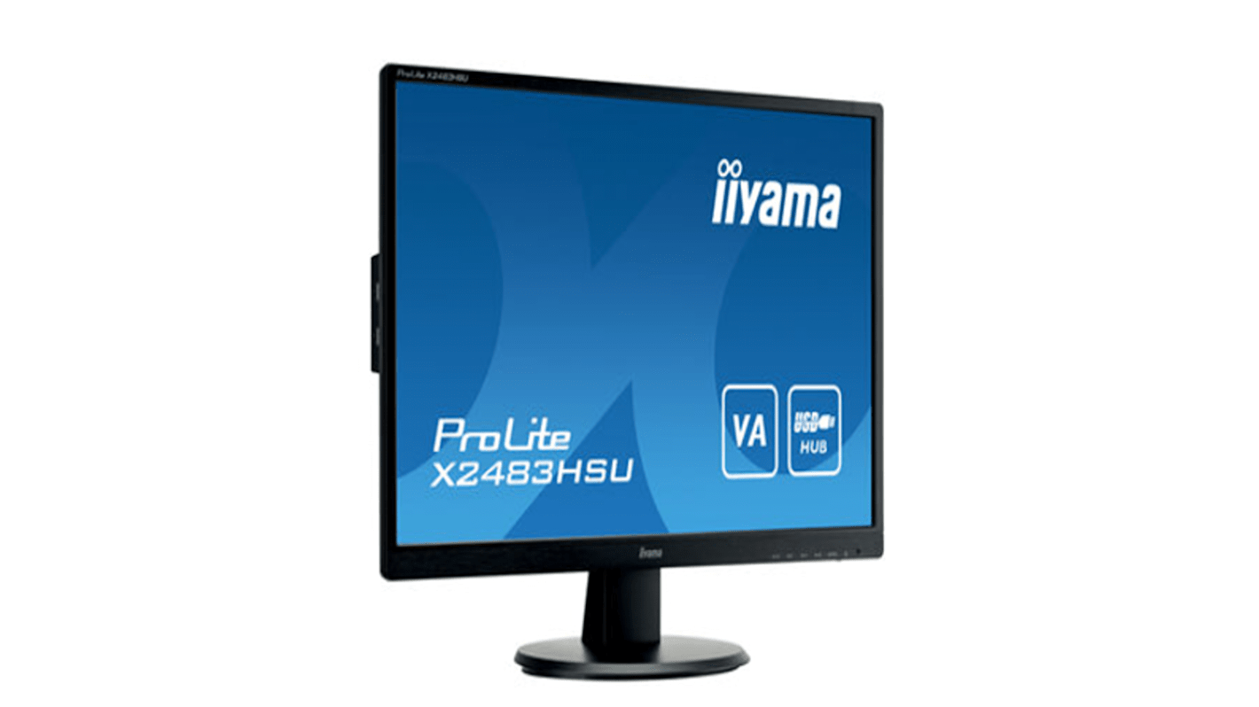 iiyama PROLITE X2483HSU-B5 24in LED Monitor, 1920 x 1080 | RS