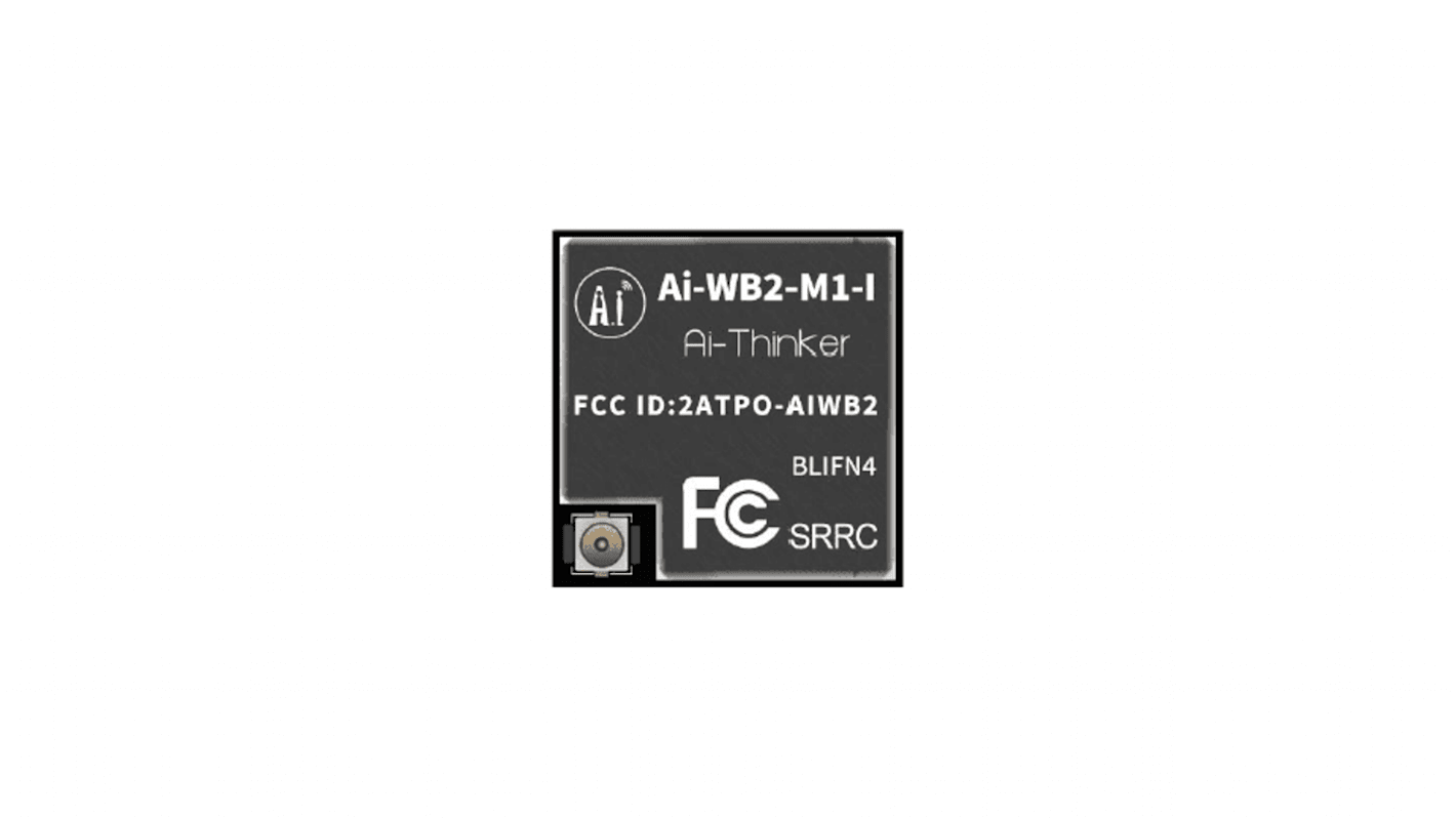 RF Solutions Ai-WB2-M1-I 2.7 → 3.6V WiFi and Bluetooth Module, IEEE 802.11 b/g/n ADC, GPIO, I2C ...