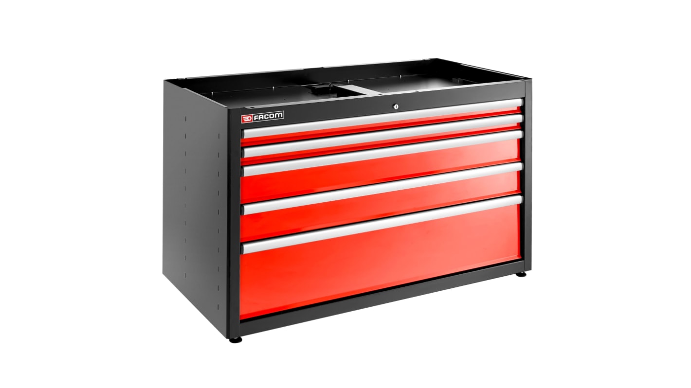 JLS3-MBD5T | 5 drawer Epoxy Coated Metal Wall Mount Tool Cabinet, 840mm ...