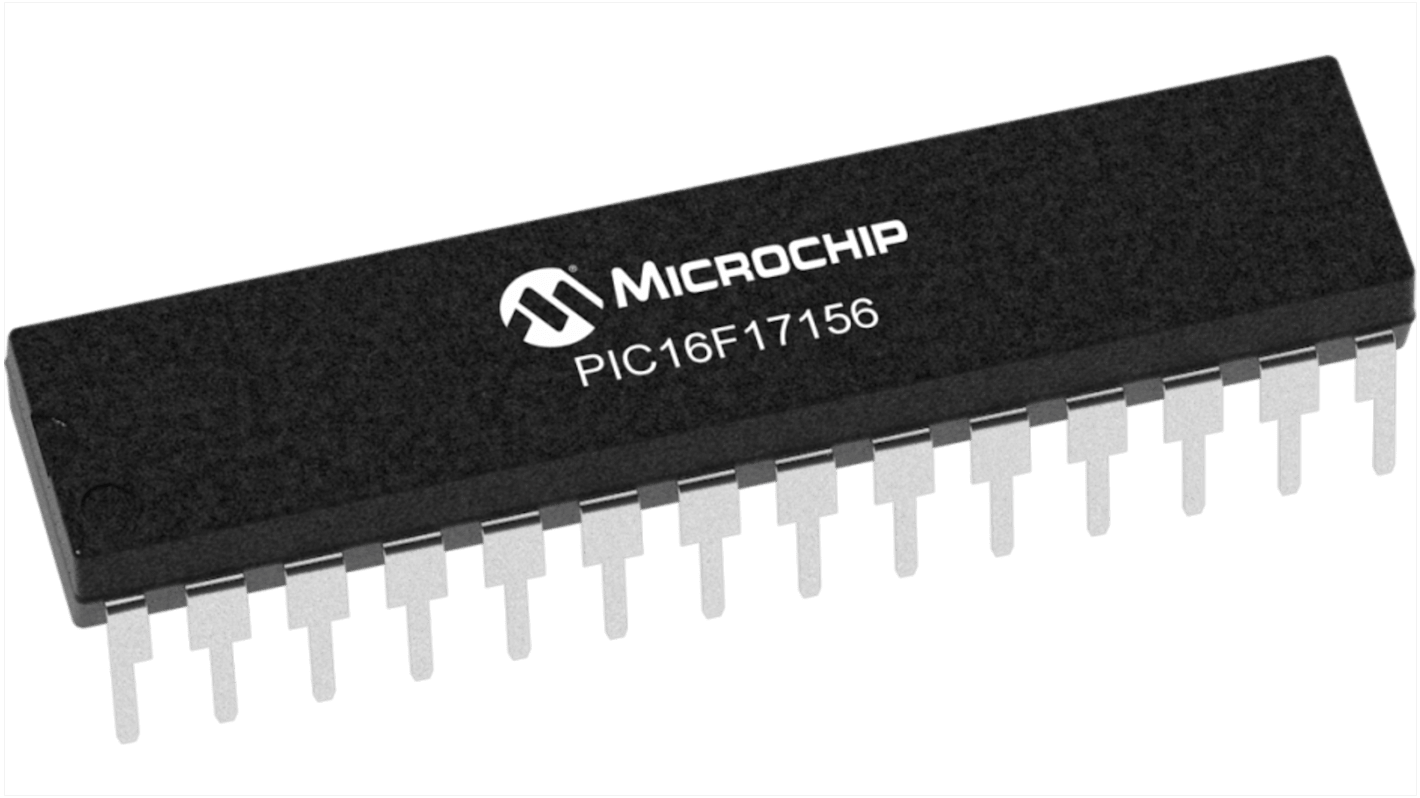 Microchip PIC16F17156-I/SP, 8bit PIC16 Microcontroller, PIC16, 64MHz ...