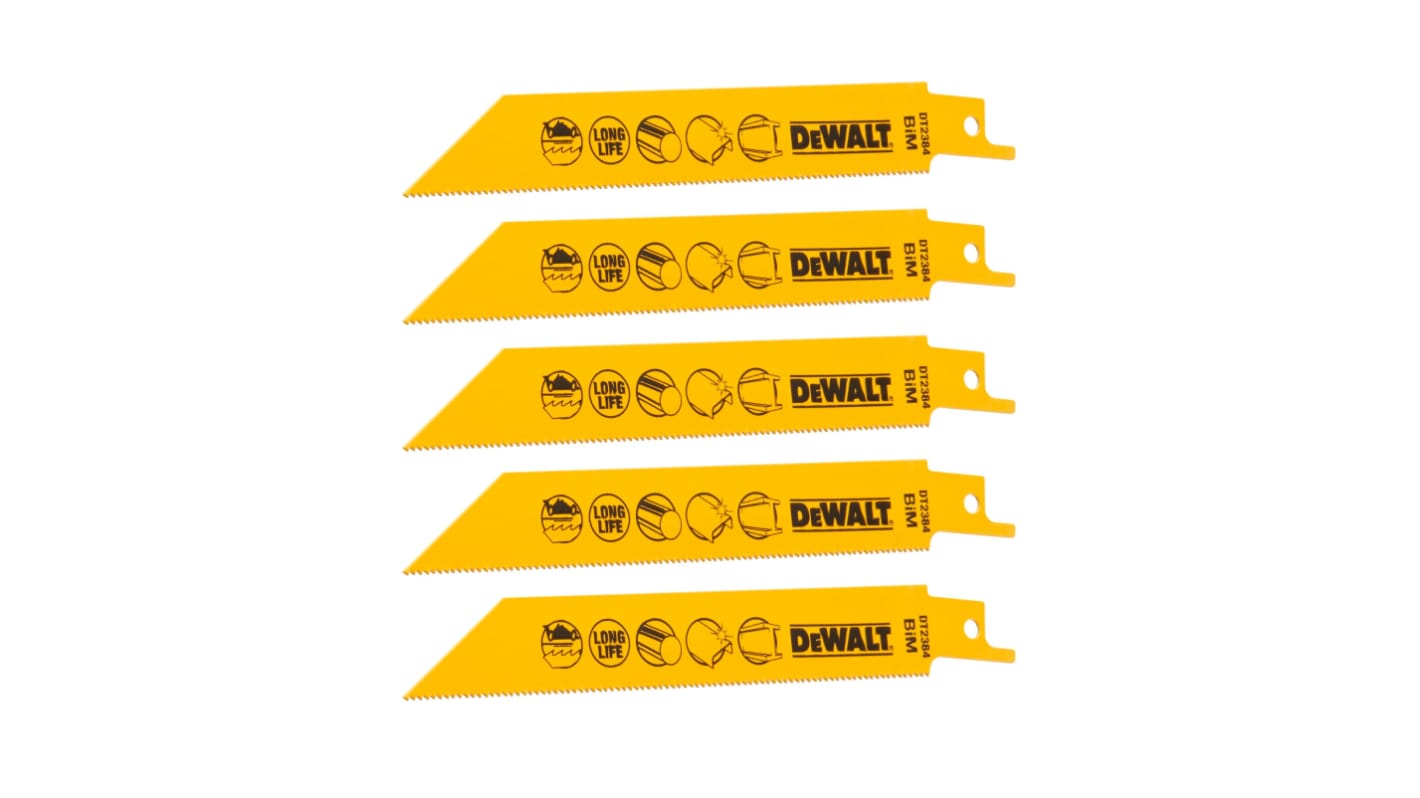 DT2384-QZ | DeWALT, 14 Teeth Per Inch Metal 152mm Cutting Length ...
