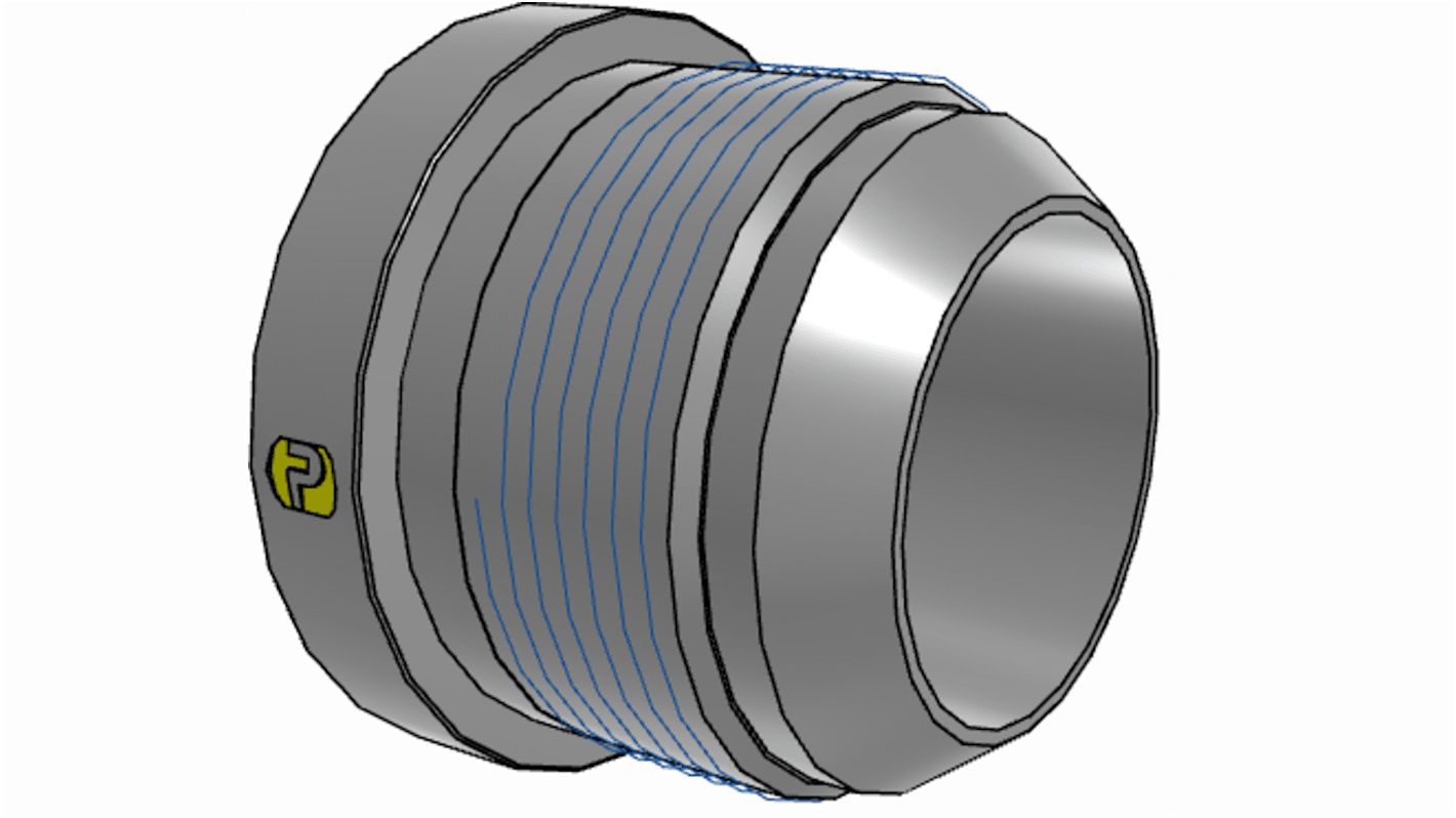 Parker Hydraulic Straight Threaded Reducer UNF 2 1/4-12 Female to UNF 1 ...