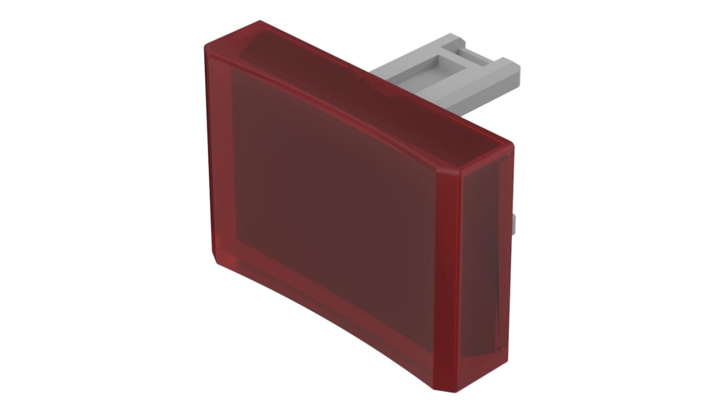 31-904.2 | EAO Red Rectangular Push Button Lens for Use with Push ...
