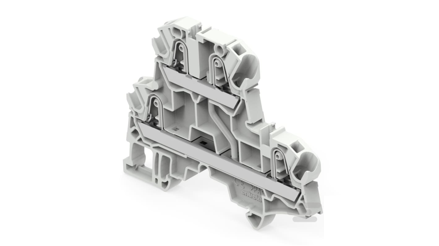 1SNK706211R0000 | 1SNK Series Grey Terminal Block, 4mm², 2-Level, Push ...