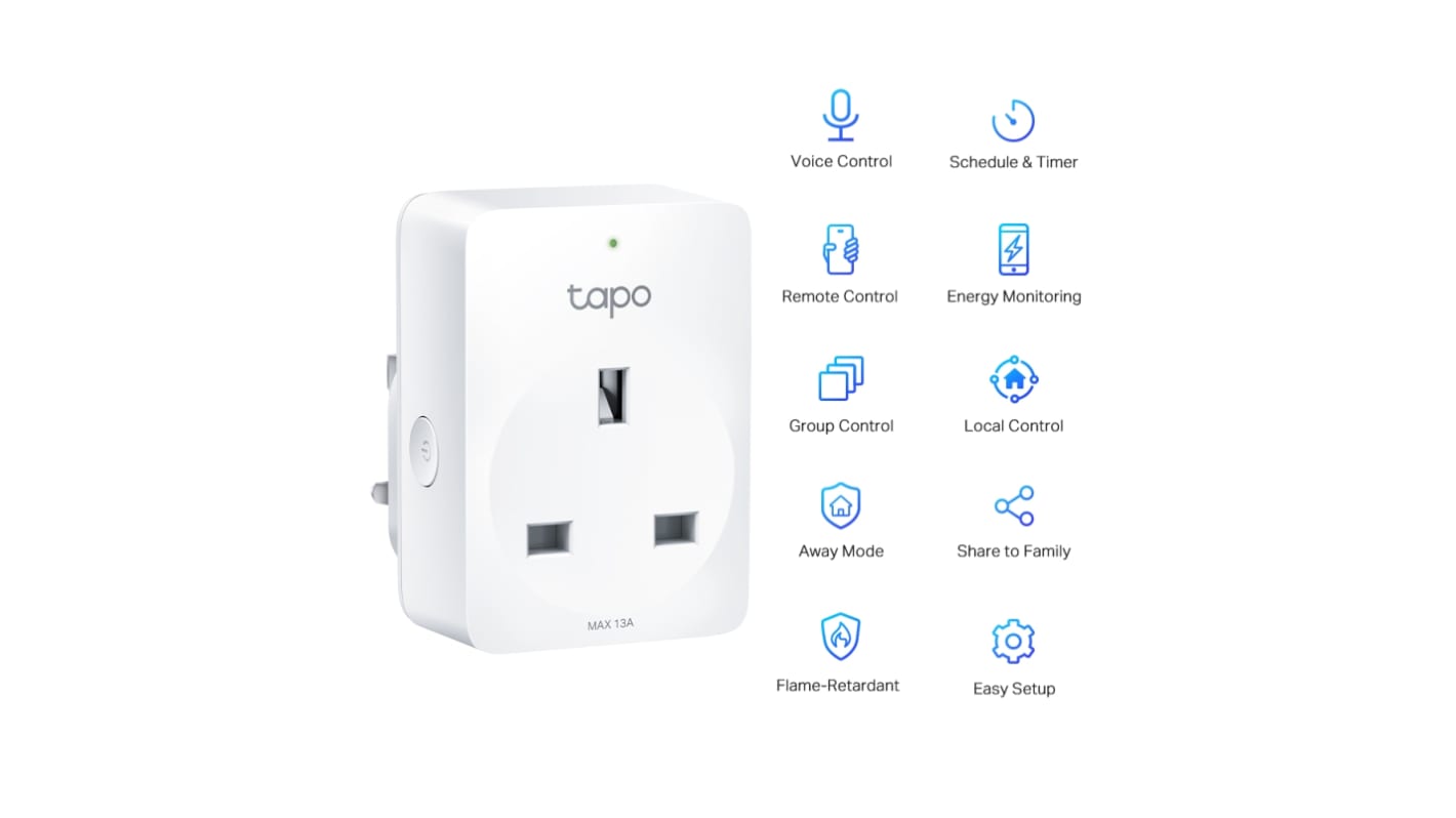 Tapo P110 | TP-Link Smart Socket, 13A, 240 V | RS