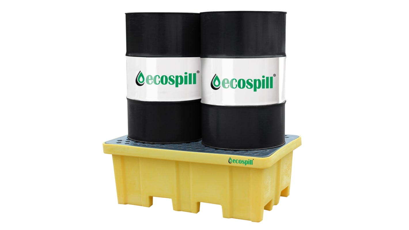 P3201290FW | Ecospill Ltd Polyethylene 2 Drum Spill Pallet for Chemical ...