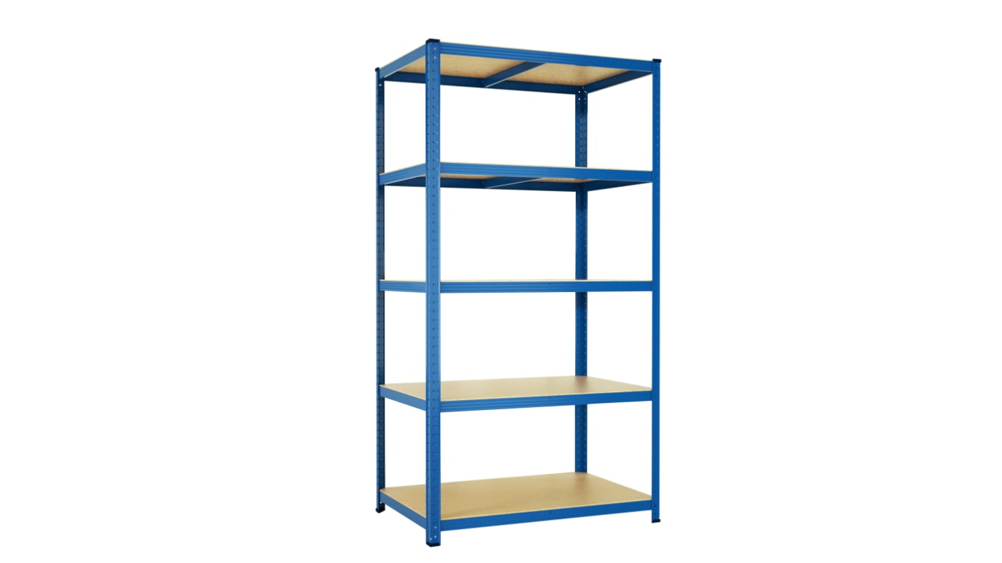 RS PRO Steel Blue Storage Rack System Storage Racking, 1800mm, 900mm x ...