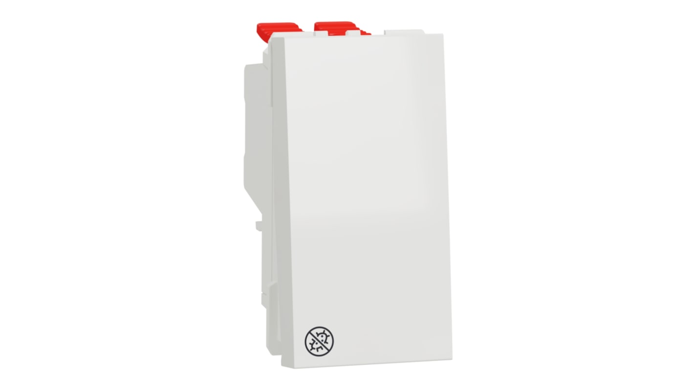 NU310520 | Schneider Electric White Rocker Switch, 1 Gang, New Unica | RS