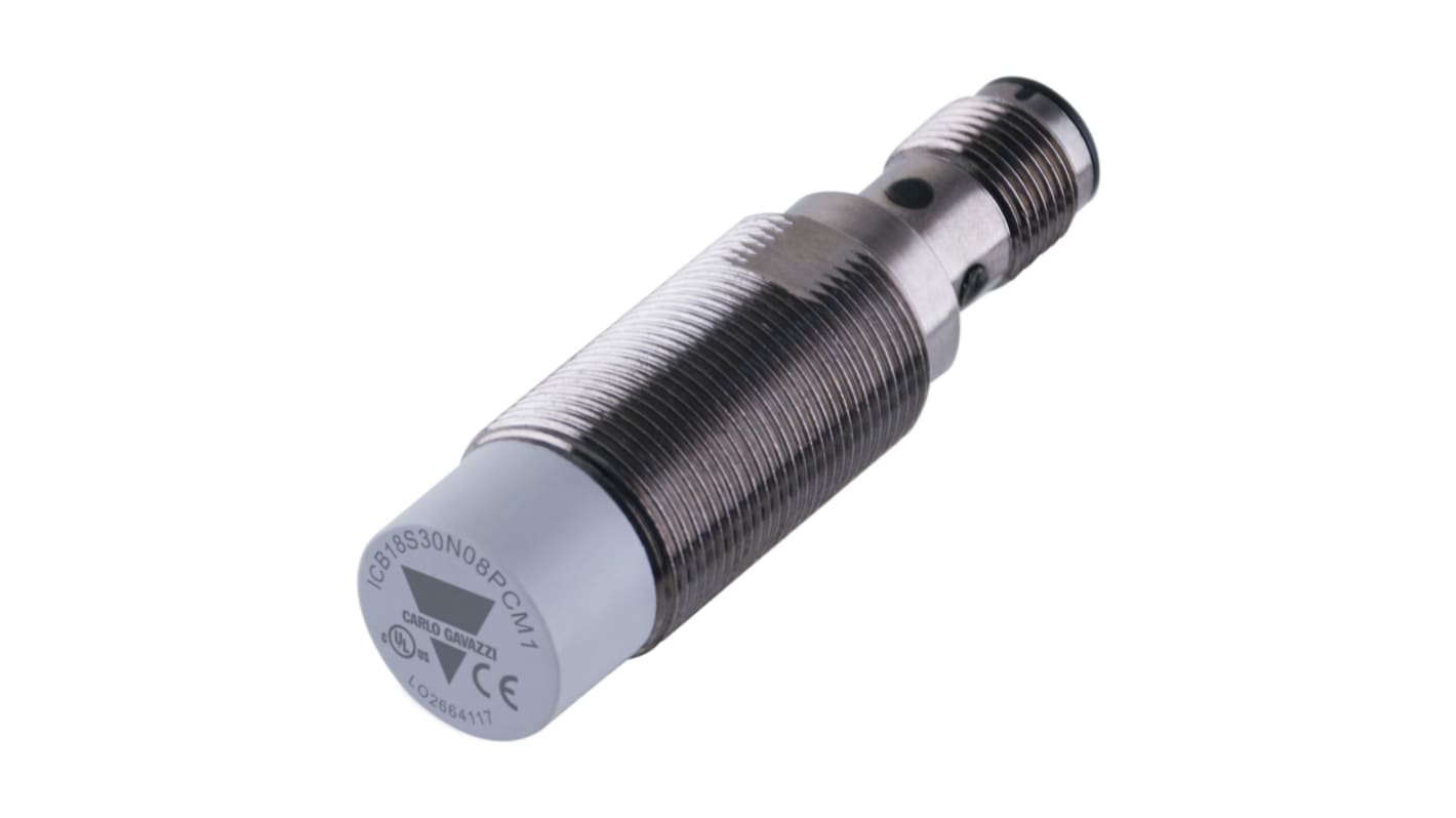 ICB18S30N14POM1 | Carlo Gavazzi ICB18 Series Inductive Barrel-Style ...