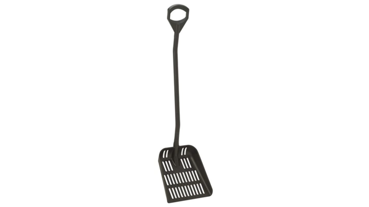 56049 | Vikan 380 x 340 x 90 mm Ergonomic Shovel With Drain Holes | RS