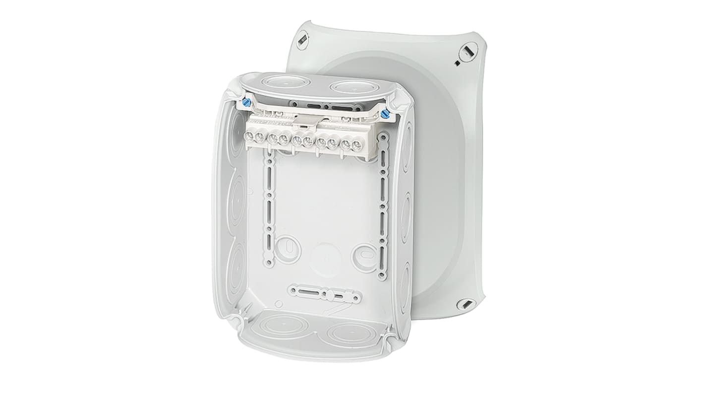 DK 1006 G | HENSEL DK Series Grey Polypropylene Terminal Box, IP66, 5 ...