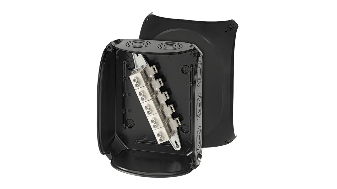 KF 2525 B | HENSEL KF Series Black Polycarbonate Terminal Box, IP66 ...