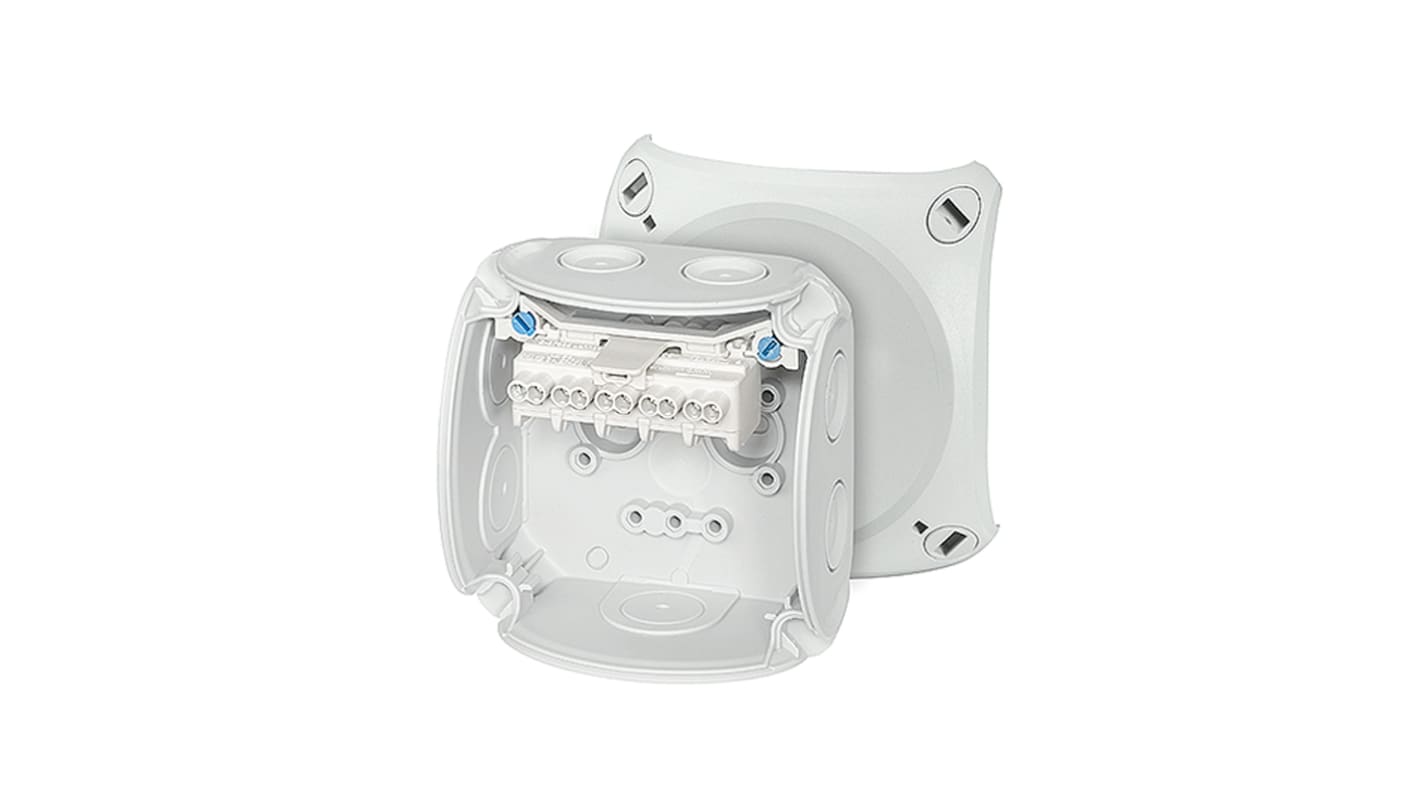 DK 0202 G | HENSEL DK Series Grey Polypropylene Terminal Box, IP66, 5 ...