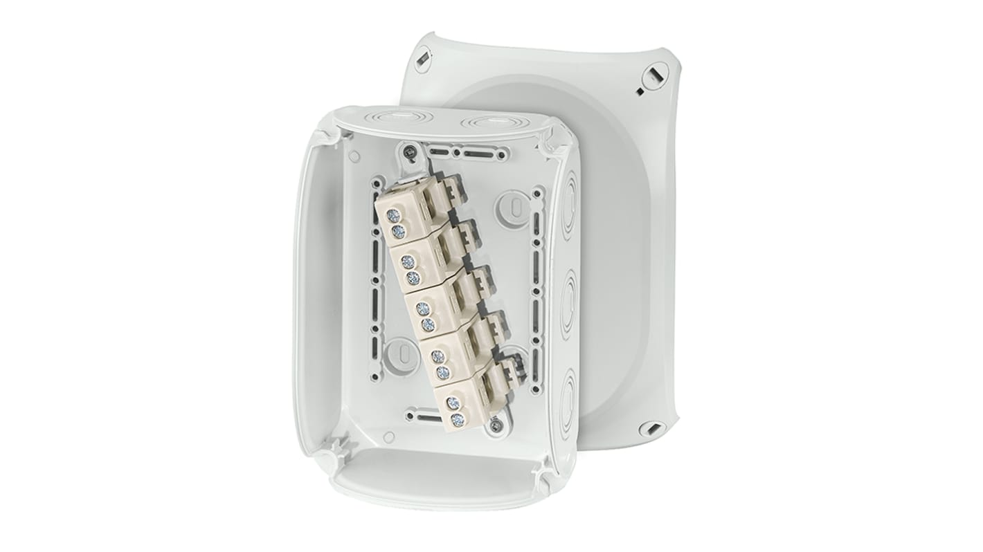 KF 1010 G | HENSEL KF Series Grey Polycarbonate Terminal Box, IP66 ...